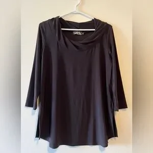 Sympli | Tops | Simpli Brown Top Chocolate 34 Sleeve Size 8 Made In ...